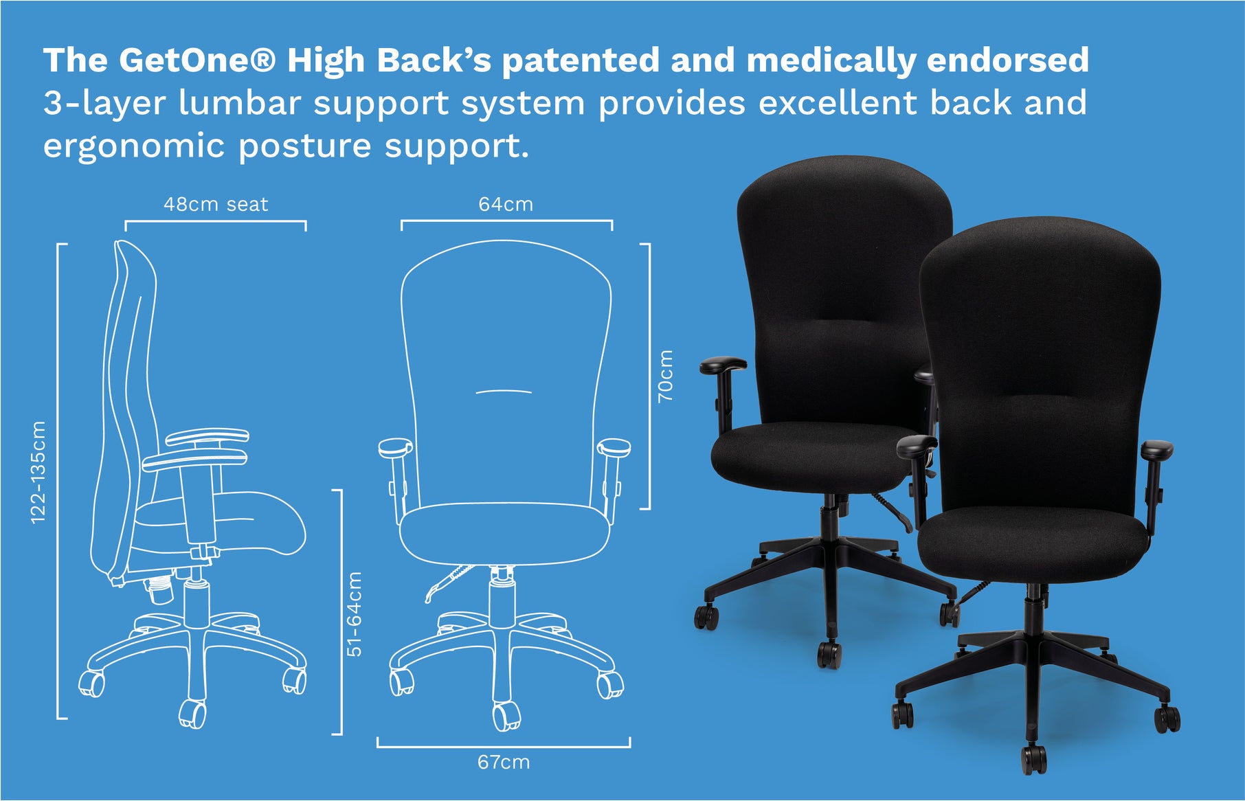 Ergotherapy | GetOne High-Back Chair | Ergotherapy