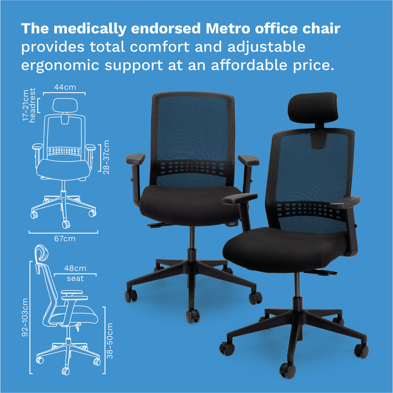 Ergotherapy | Metro Mid-Back Chair | Ergotherapy