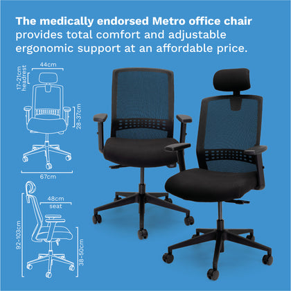 Ergotherapy | Metro Mid-Back Chair | Ergotherapy
